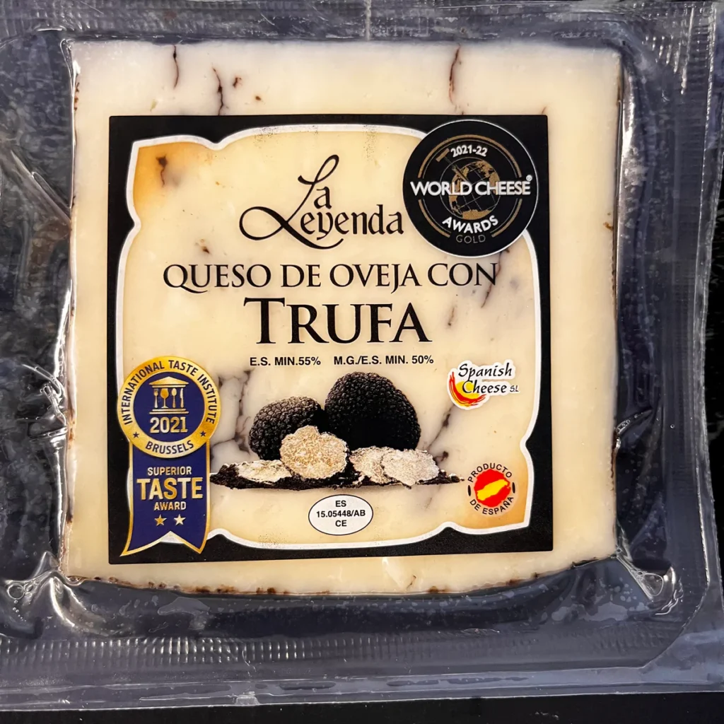 Spanish Sheep’s Cheese w/ Truffle – International Cheese Inc.